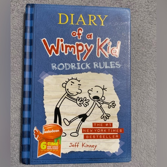 Nickelodeon | Other | Diary Of A Wimpy Kid Rodrick Rules Blue Hardcover ...